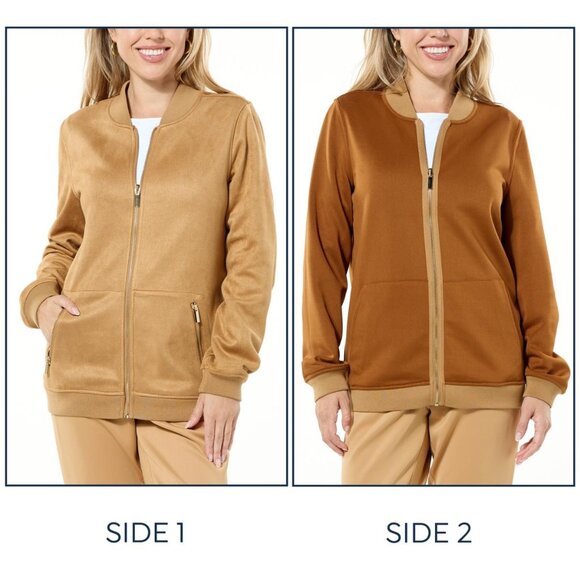 Joy Mangano | Jackets & Coats | Joy Cleanboss Luxurious Faux Suede ...